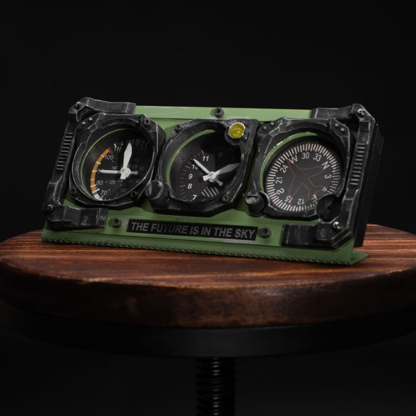 Aeronautical III Gauge Clock – Aviation Titan